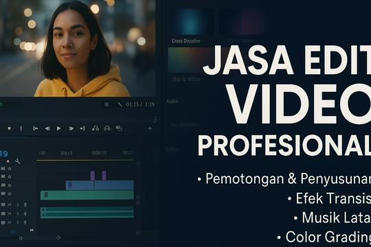 Jasa Edit Video Cepat & Berkualitas untuk Semua Jenis Konten