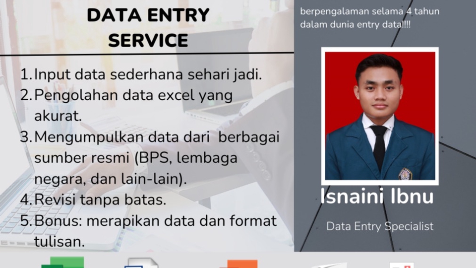 JASA DATA ENTRY DAN PENGOLAHAN DATA CEPAT DAN AKURAT (1 HARI JADI !!!)