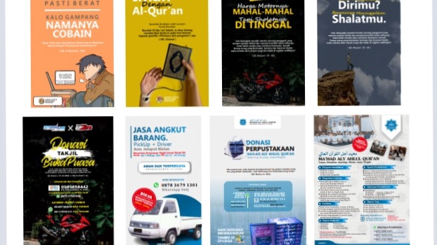 DESAIN BANNER ONLINE SIMPLE, MINIMALIS, MODERN