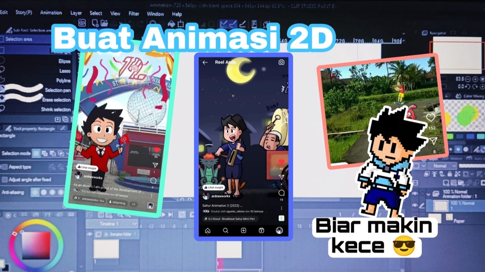 Jasa Membuat Animasi 2D atau Motion Graphics Singkat