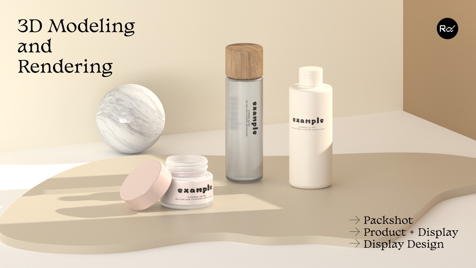 รับทำภาพจาก 3D Element, Packshot, Product Packaging สินค้าบรรจุภัณฑ์ สำหรับ AD หรืออื่นๆ