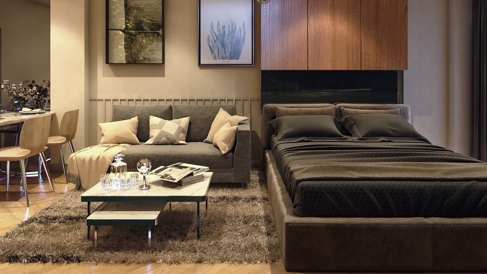 รับทำภาพ 3D Interior Perspective (งานภายใน)