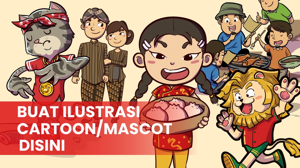 jasa pembuatan illustrasi cartoon
