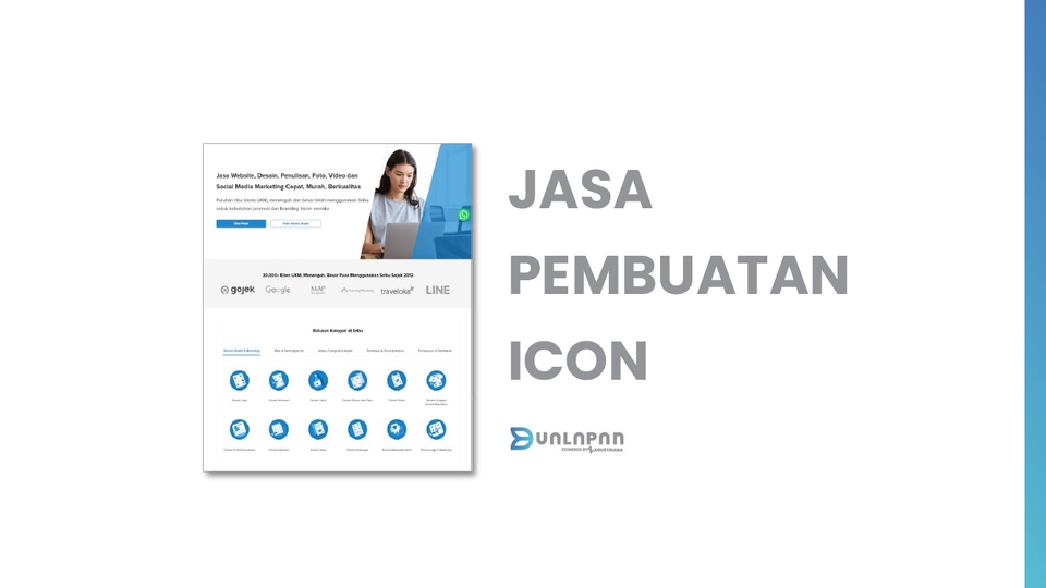 Jasa Pembuatan Icon untuk Aplikasi dan Aset Web