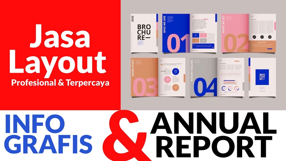 Jasa Layout Annual Report Perusahaan dan Pembuatan Infografis