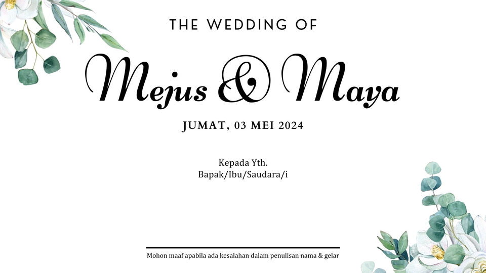 Terima Jasa Pembuatan Desain Undangan Pernikahan Custom Sesuai Request ...
