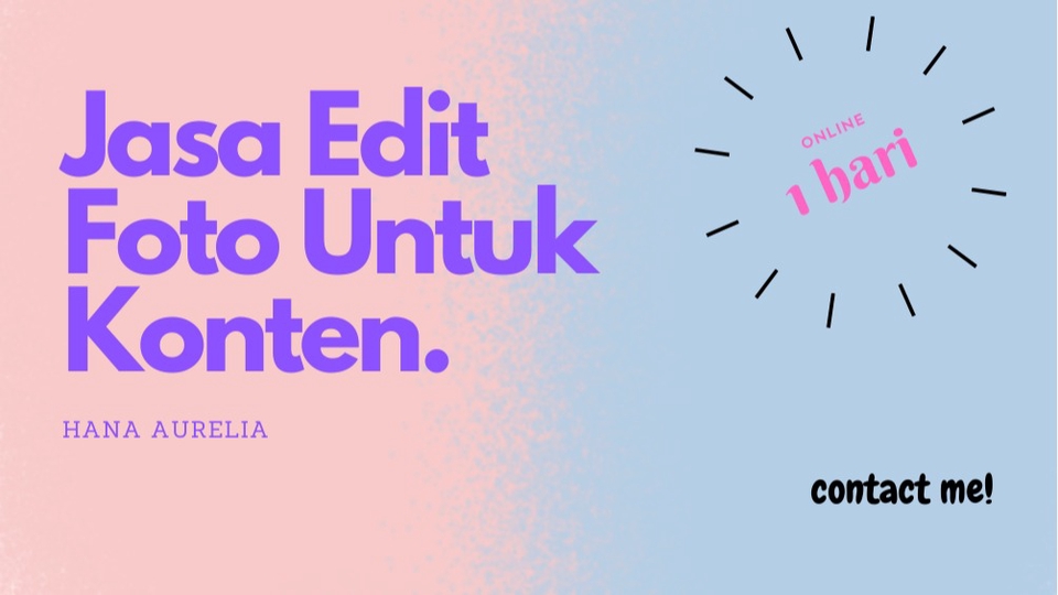 Edit Foto Untuk Konten