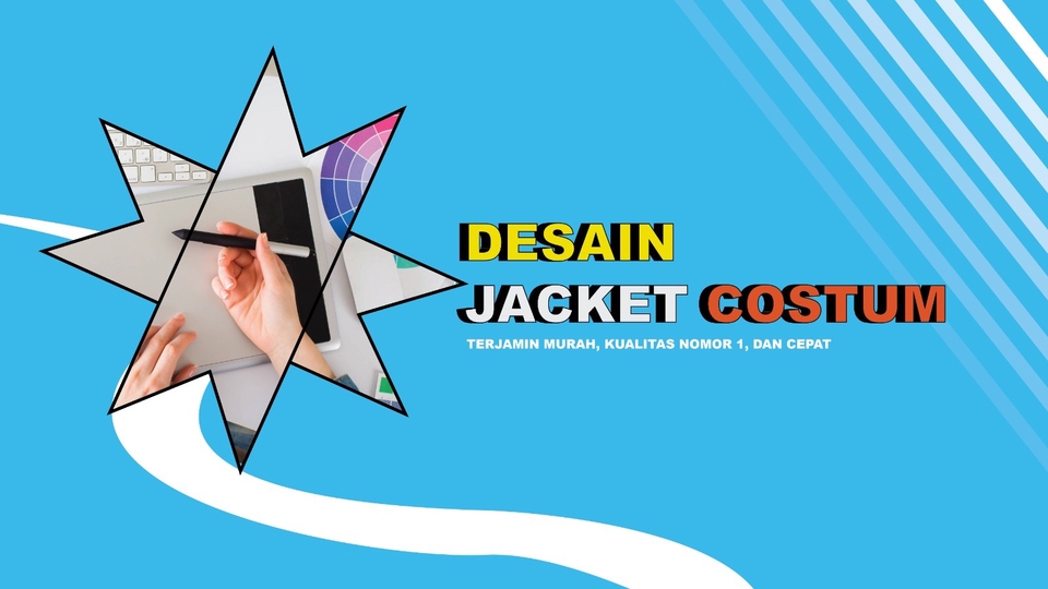 Desain jaket custom full warna