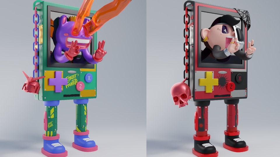 รับทำโมเดล ตัวละคร3D Character Design