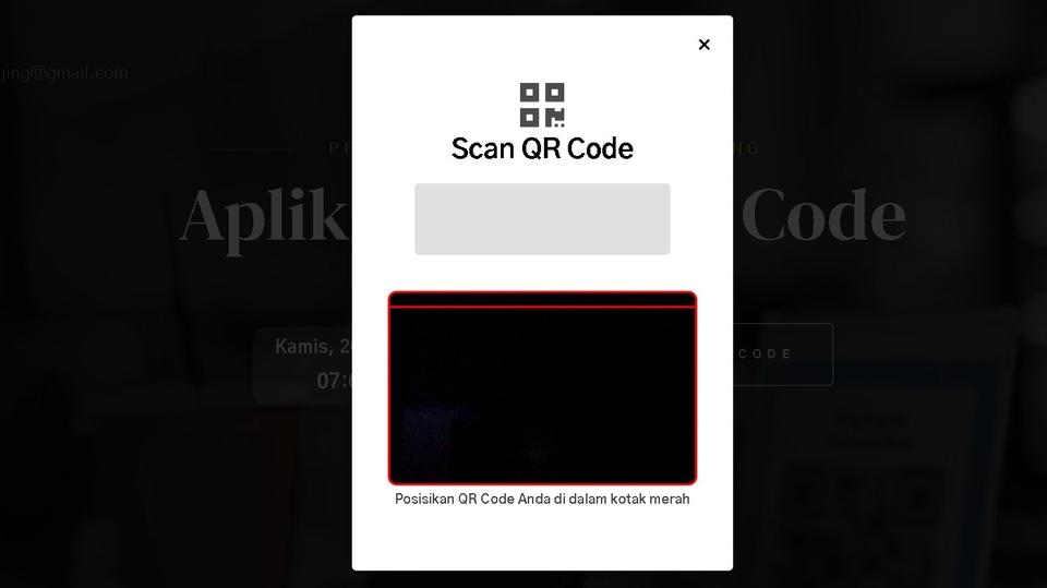 Profesional Aplikasi Absensi/ Presensi Menggunakan Qr Code