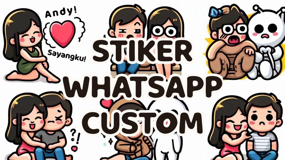 STIKER WHATSAPP CUSTOM (murah)