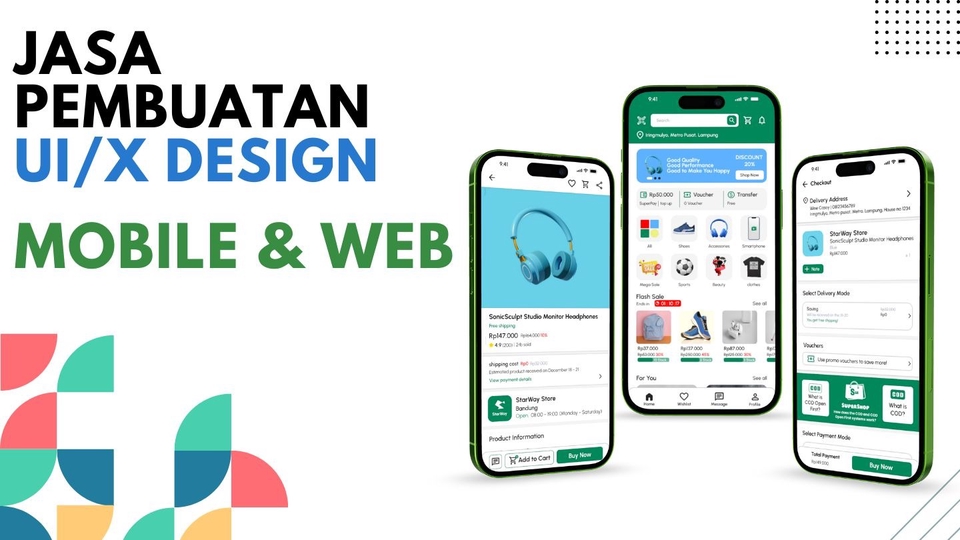 UI/UX Design for Website & Mobile Apps, High fidelity & Low fidelity