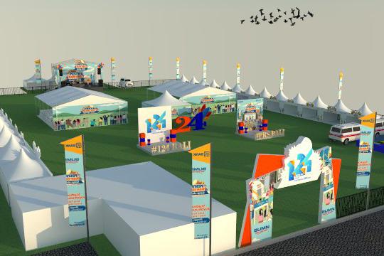 Jasa Pembuatan Design 3D (Event Layout OutDoor/ Indoor, Booth & Interior)