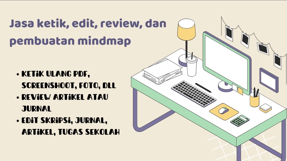 Jasa ketik, edit, dan review jurnal atau artikel