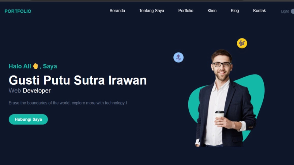sistem informasi sederhana, landing page company profile, landing page ...