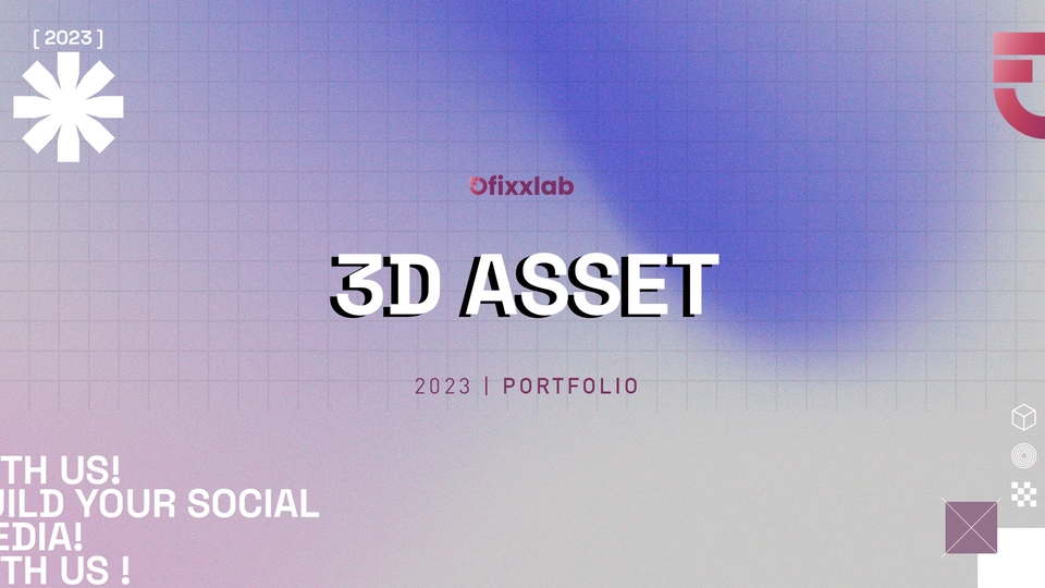 Design 3d Asset / Produk / Environment / Stylized Character