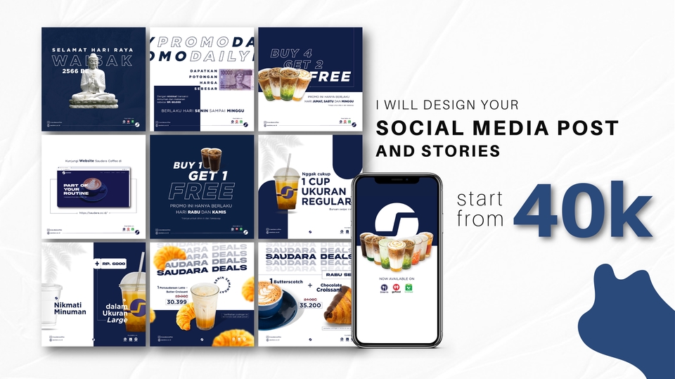 Jasa Design Social Media (FEEDS INSTAGRAM, INSTASTORY, POSTER DAN BANNER)