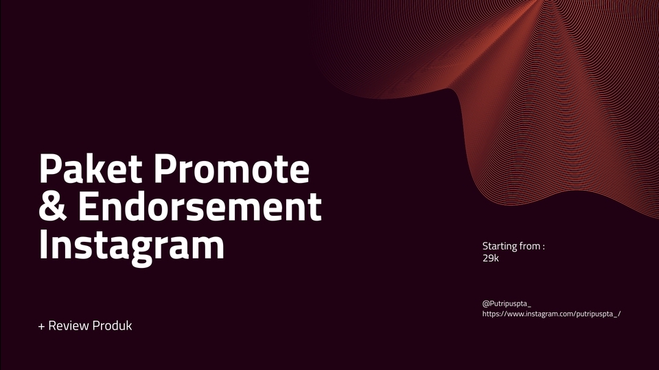 PAKET ENDORSEMENT & PAID PROMOTE INSTAGRAM | REVIEW PRODUK | MURAH | 24 ...