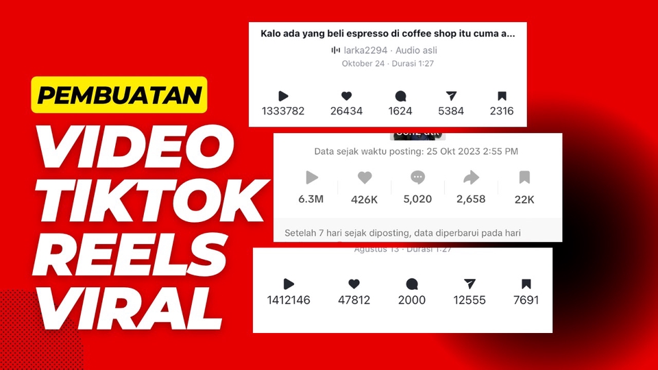 Saya Akan Membuatkan Video Reels/Tiktok Viral dengan Script Terbaik Sesuai Brief dari Anda