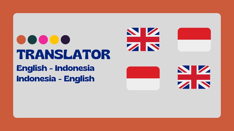TRANSLATOR ENG-IND & IND-ENG JADI 1 HARI