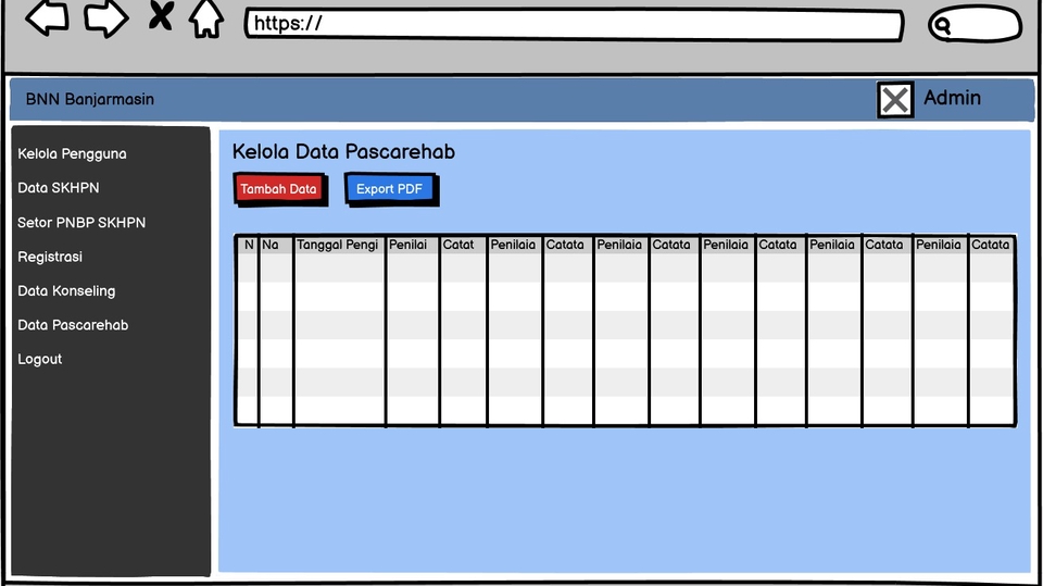 Pembuatan Rancangan / Mockup / Wireframe Aplikasi Balsamiq
