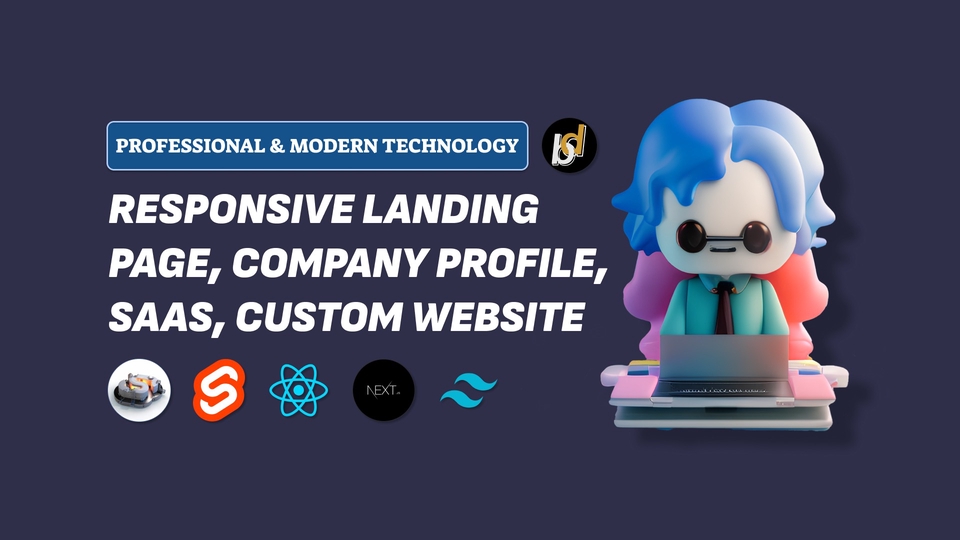 Pembuatan Website/SaaS Profesional dan Responsive (Next JS, React JS ...