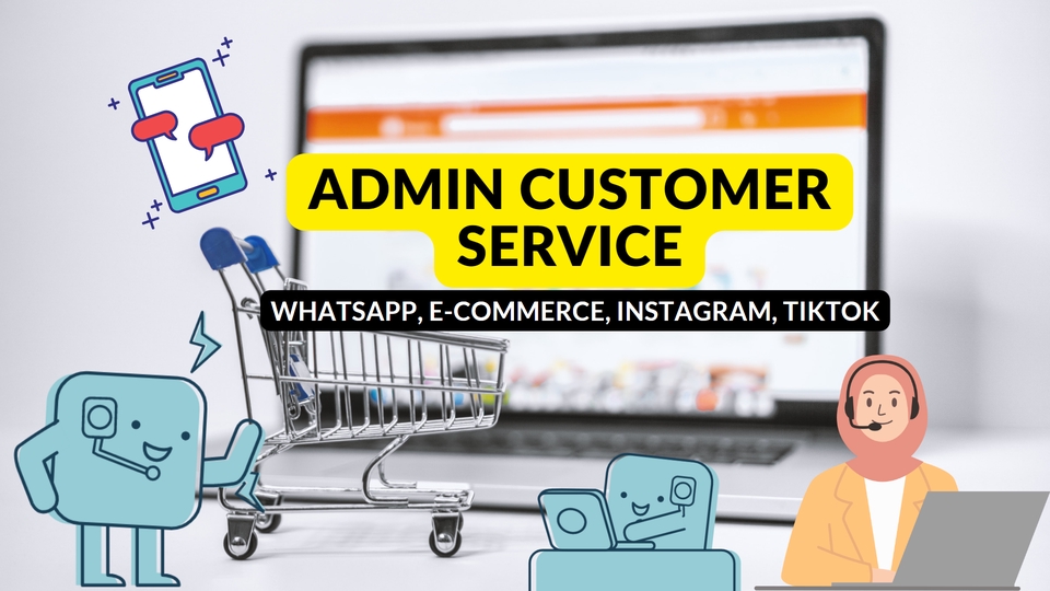 Admin/Customer Service MedSos, Marketplace, Whatsapp, TikTok