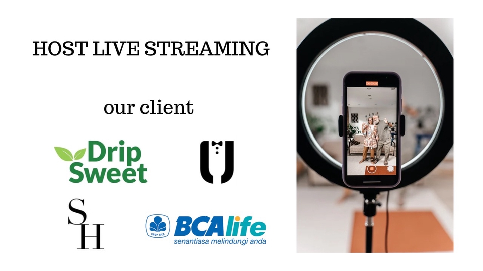 HOST LIVE STREAMING TIKTOK SHOPEE YOUTUBE MARKETPLACE