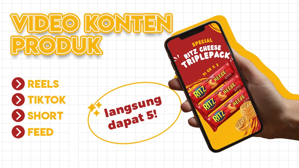 EDITING VIDEO PRODUK, LANGSUNG DAPAT 5! REELS, TIKTOK, SHORT & FEED