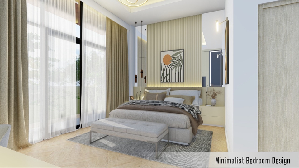 Desain Interior & Furnitur (3D+Render+Gambar Kerja) Rumah Tinggal ...