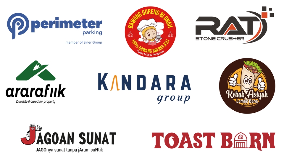 Desain Logo Perusahaan, Makanan, Fashion, Olshop, UKM, Personal ...