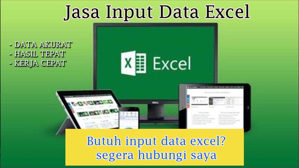 Jasa entri data ms. excel dan ms. word detail dan rapi