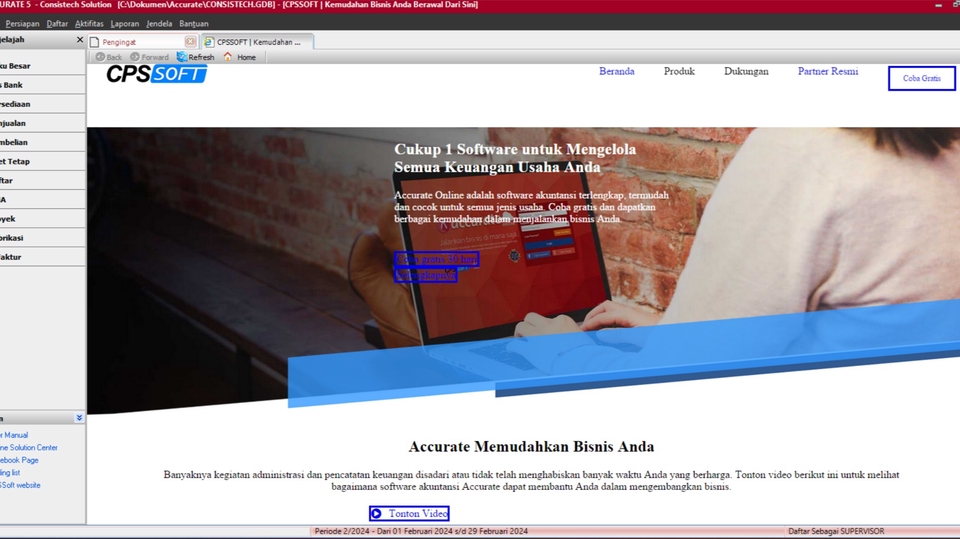 Implementasi Aplikasi akunting