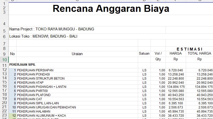 Jasa Membuat RAB interior-rumah-harga murah