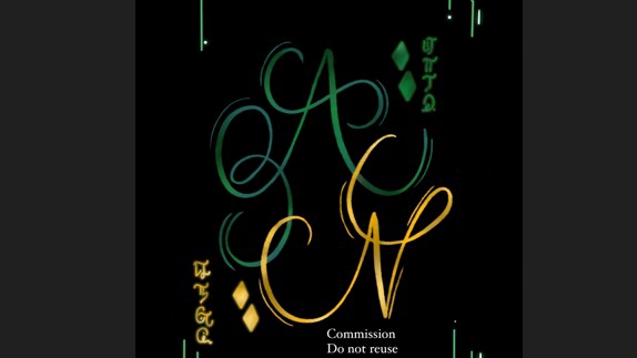 Initials calligraphy