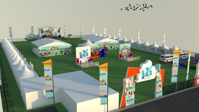 Jasa Pembuatan Design 3D (Event Layout OutDoor/ Indoor, Booth ...