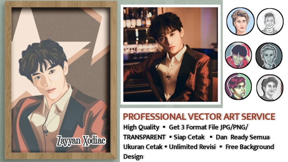 Jasa Vector Art Professional High Quality Dan Siap Cetak