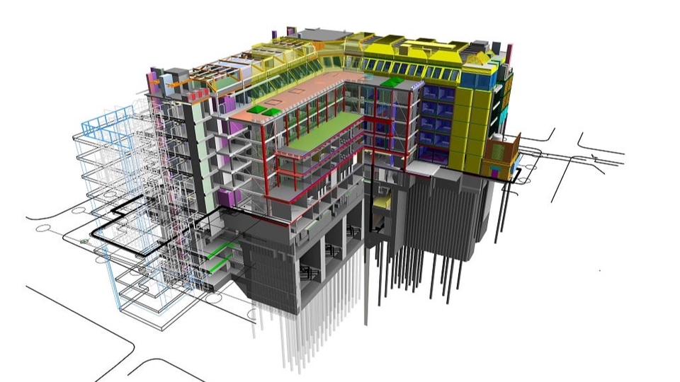 BIM Modeling Shop Drawing / AsBuilt Drawing / DED