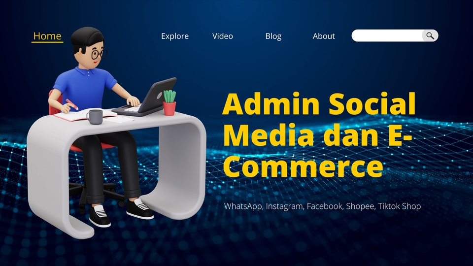 Admin E-Commerce dan Social Media