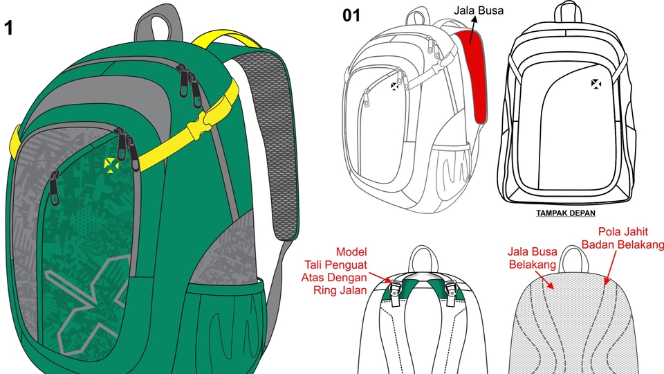 Tas Ransel Pria dan Wanita