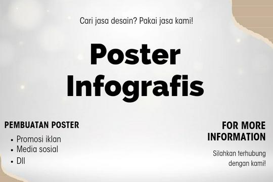 Desain poster Infografis dengan gaya minimalis modern (proses cepat ...