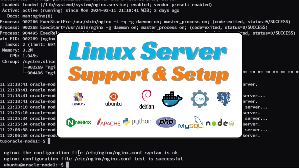 Jasa Konfigurasi & Kelola VPS Linux Server