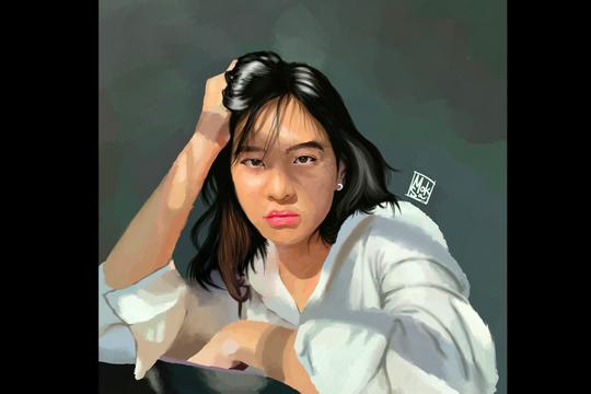 Digital painting style classic, simple dan unik