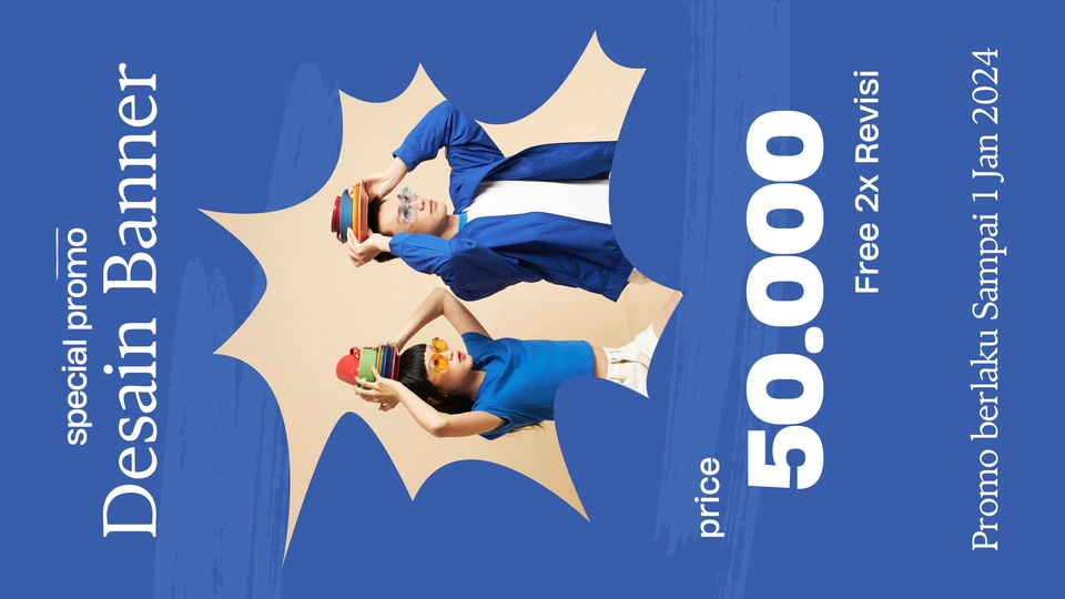 Membuat desain Banner