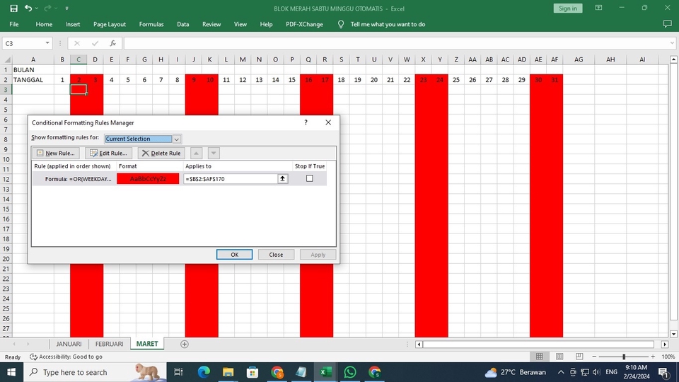 FORMULASI EXCEL DAN ENTR DATA EXCEL