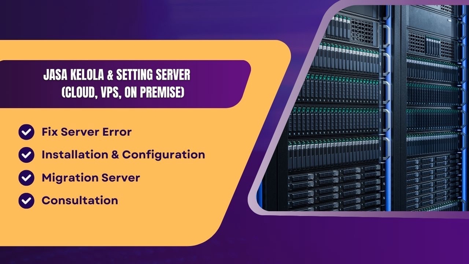 Jasa Kelola & Setting Server Linux & Windows (VPS, Cloud, On Premise)