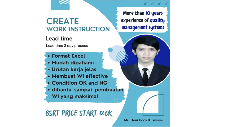 Jasa Pembuatan Instruksi Kerja (Work Instruction)