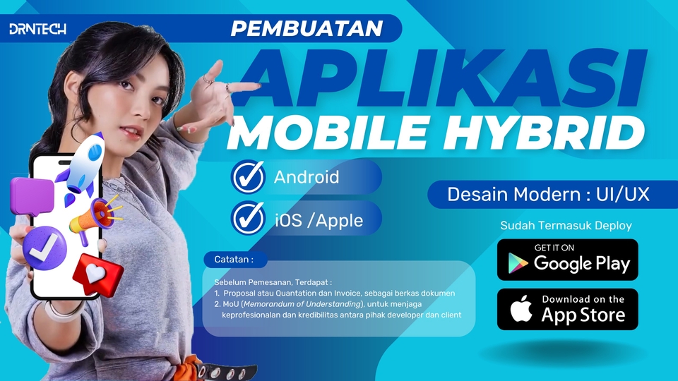 Aplikasi Mobile Hybrid Android dan iOS