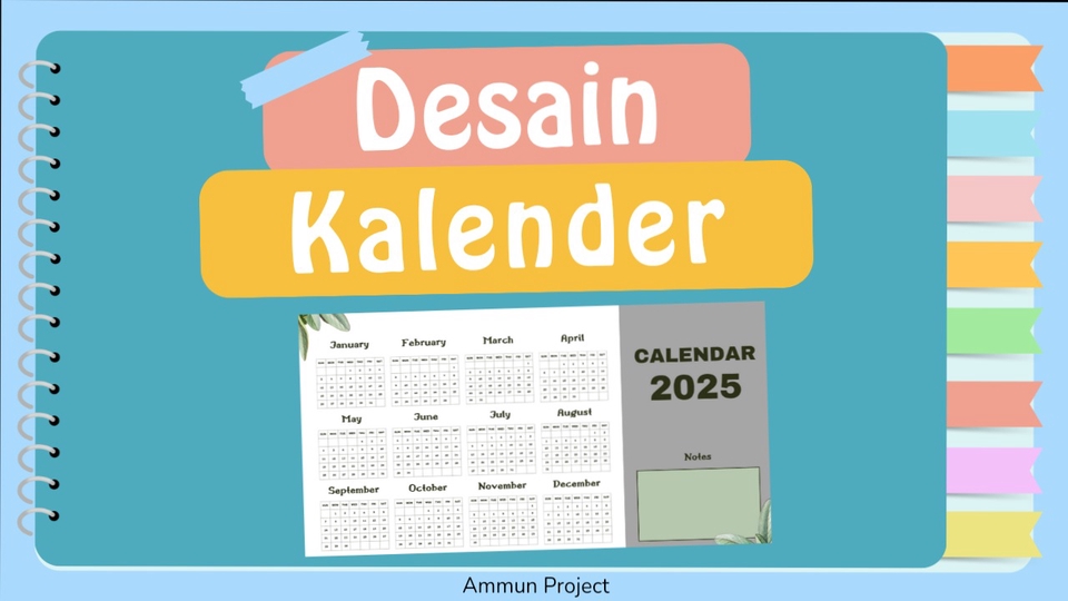 DESAIN KALENDER 2025 TERBARU