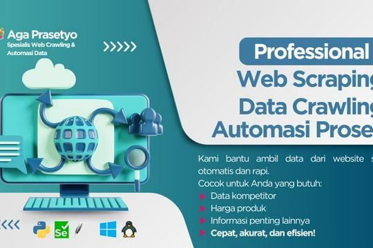Jasa Web Crawling dan Web Scraping dengan Python – Data Otomatis, Cepat, dan Akurat!